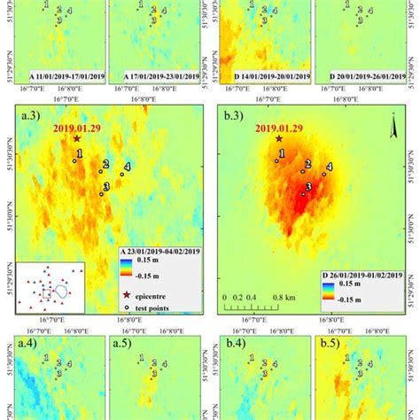 Vertical Deformation Patterns Derived From The Ascending A And