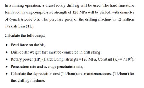 Solved It Is A Question Of Mining Engineering It Is A Chegg Com