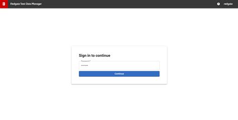 Setting Up Authentication Redgate Test Data Manager Product