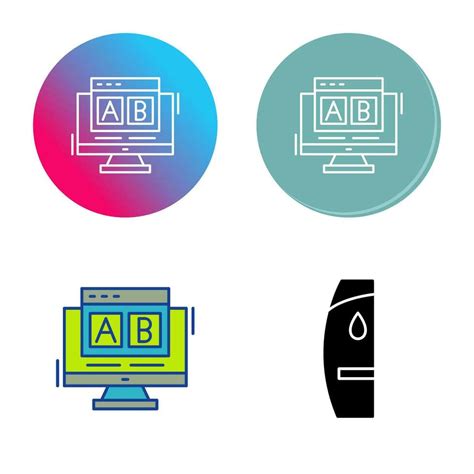 AB Testing Vector Icon 34685154 Vector Art At Vecteezy