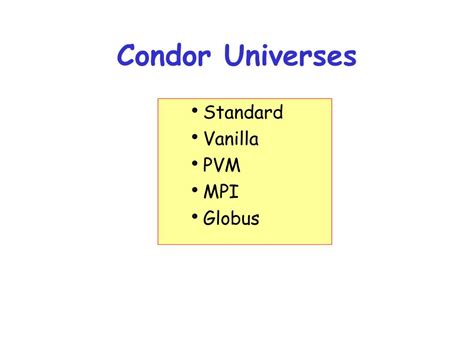Ppt Condor High Throughput Computing From Clusters To Grid Computing