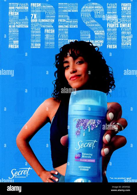 Secret Deodorant Ad