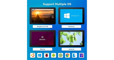 SunFounder 10 1 IPS LCD érintőképernyős monitor 10 1 Raspberry Pi LattePanda Beagle Bone hoz