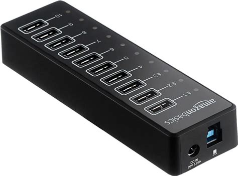 Amazonbasics Usb A Port Hub With Power Adapter Graphics Unleashed