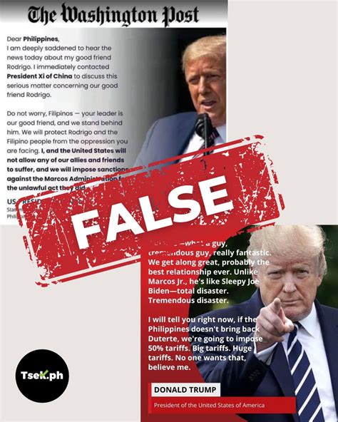 Tsekph Factcheck By False As Of Writing No Official