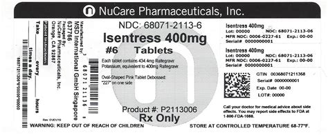 Product Images Isentress Photos Packaging Labels And Appearance