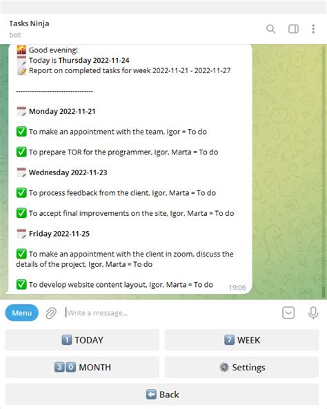 📋 list of completed tasks tasks ninja project launcher