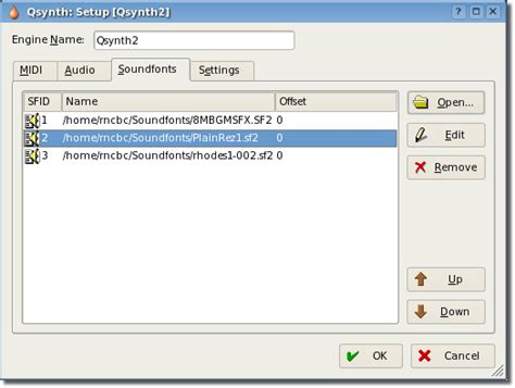 Qsynth Qt Gui Interface For Fluidsynth Screenshots