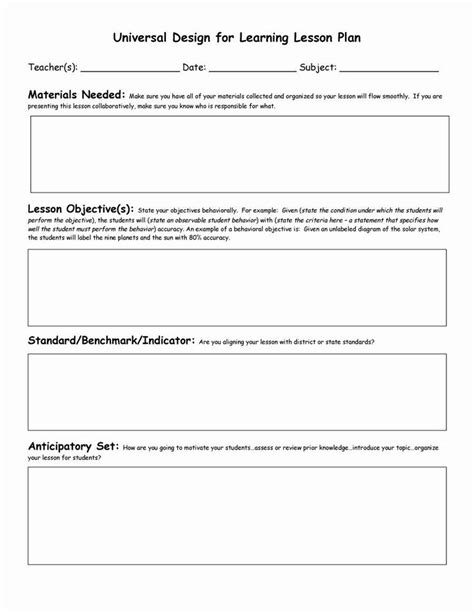 √ 30 Elementary Math Lesson Plan Template In 2020 With With Regard To