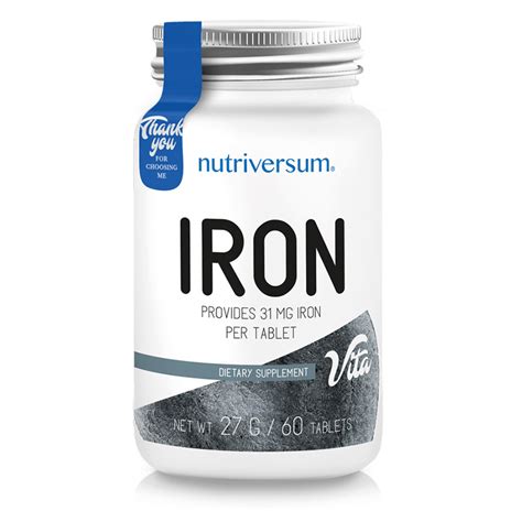 Buy Nutriversum Vita Iron 60 Tabs In Dubai Abu Dhabi Sharjah Uae
