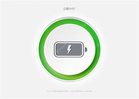 3d 휴대 전화 인터페이스 아이콘입니다 충전 완전 배터리 충전 모바일 앱용 전원 기호 Ui Ux 프리미엄 벡터