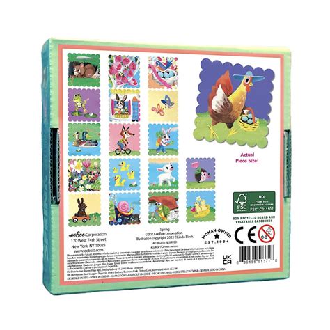 Eeboo Matching And Memory Game Spring Midoco Art And Office Supplies