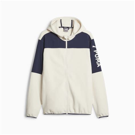Куртка PUMA Fit Men’s Hybrid Jacket | Колір: Білий | Alpine Snow-PUMA ...