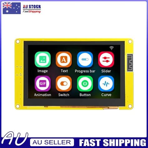 Esp32 Wifi Bluetooth Compatible Module 43inch Display Ips Capacitive Touch 5037 Picclick Au