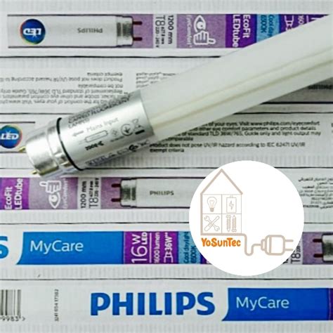Jual Lampu TL LED T W W Mm K Putih PHILIPS LEDtube Ecofit Shopee Indonesia