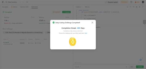 celebrating 400 days of leetcode codingjourney siva balan s p posted