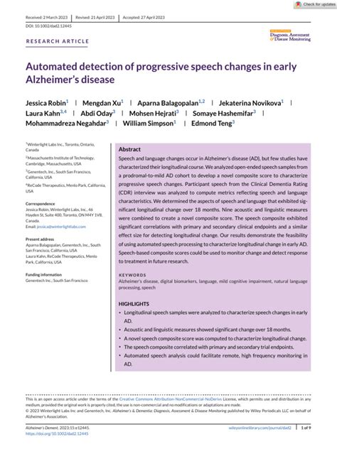alz dem diag ass dis mo 2023 robin automated detection of