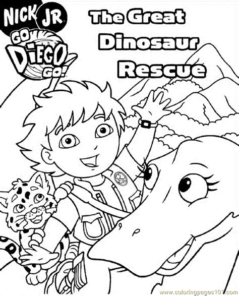 Diego Rescue Pack Coloring Pages