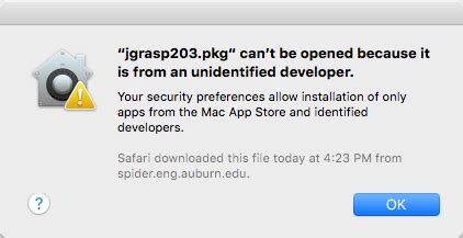 Installing JGRASP