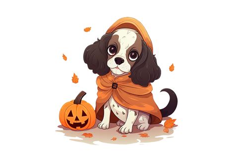 Halloween Spaniel Graphic By Gornidesign · Creative Fabrica