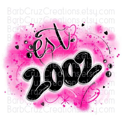 Excited To Share This Item From My Etsy Shop Est 2002 Pink Hearts