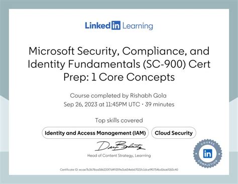rishabh gola on linkedin certificate of completion