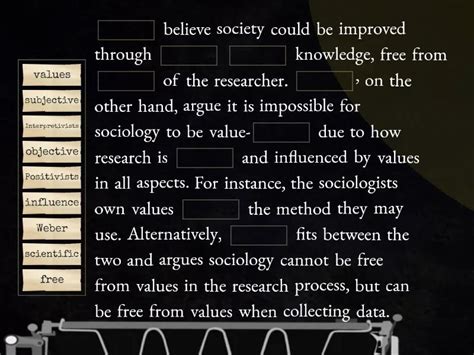 Objectivity And Values Complete The Sentence Objectivity And Values Complete The Sentence
