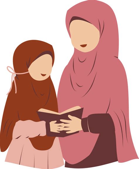 Illustration Of Mother With Her Daughter 38050392 Png