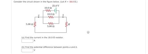 Solved Consider The Circuit Shown In The Figure Below Let Chegg