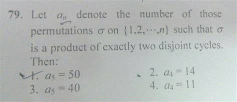 Abstract Algebra Multiple Correct Question Based On Permutation Group Mathematics Stack Exchange