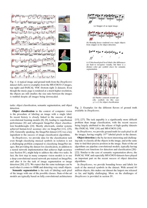 DeepScores A Dataset For Segmentation Detection And Classification Of Tiny Objects DeepAI