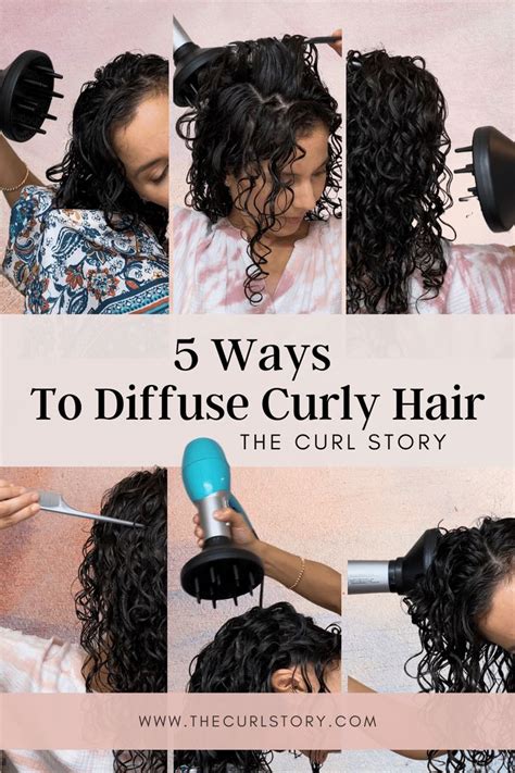 How to Diffuse Curly Hair | 5 Techniques to Try • The Curl Story | Curly hair diffuser, Curly ...