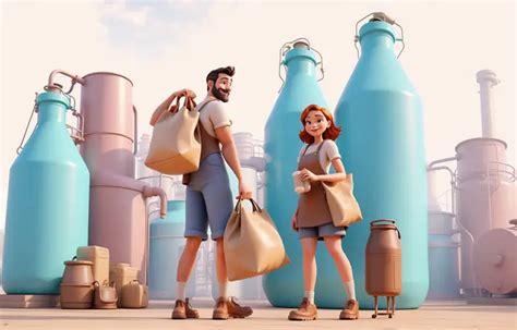 Gas Industry Design Model Graphic 3d Illustration Images