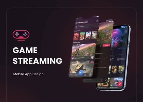 Game Streaming App | UI Design | Figma :: Behance