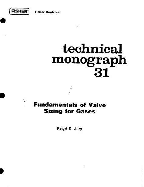 PDF Fundamentals Of Valve Sizing For Gases DOKUMEN TIPS