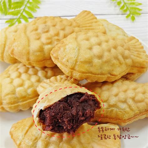 붕어빵 팥 슈크림 슈크림빵 미니붕어빵 델리 1kg 오아시스마켓 믿을 수 있는 먹거리