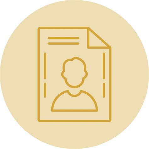 File Line Yellow Circle Icon 44073622 Vector Art At Vecteezy