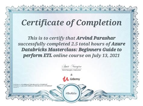 Arvind Parashar On Linkedin Udemy Course Completion Certificate
