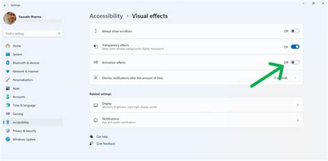 How To Turn Off Animations Effects In Windows 11 Geeksforgeeks