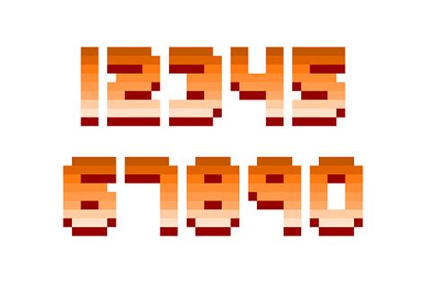 픽셀 복고풍 글꼴 컴퓨터 게임 디자인 벡터 일러스트 레이 션 0명에 대한 스톡 벡터 아트 및 기타 이미지 0명 3차원 형태