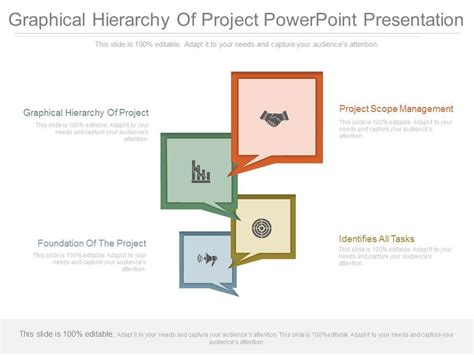Graphical Hierarchy Of Project Powerpoint Presentation Presentation PowerPoint Diagrams PPT