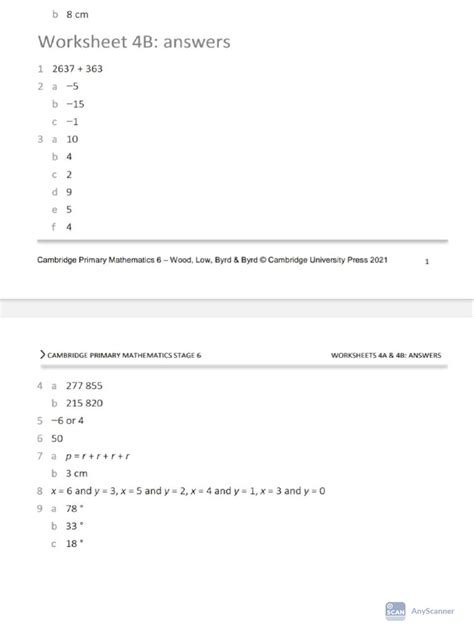 Work Sheet Chapter 4 Answer Pdf