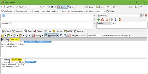 Regular Expression Tester