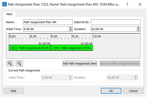 Path Assignment Plan Aimsun Next Users Manual
