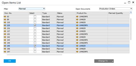 The Open Items List In SAP Business One SAP B1 MTC Systems