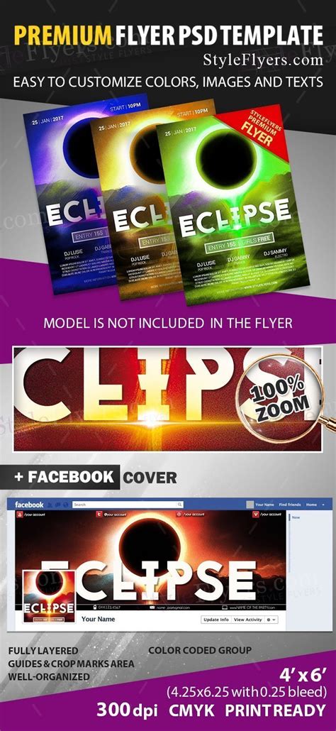 Eclipse Psd Flyer Template 16668 Styleflyers