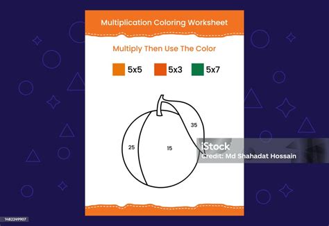 곱하기 색칠하기 워크시트를 이미지와 함께 사용합니다 숫자로 색칠하기 수학 게임 곱셈에 대한 스톡 벡터 아트 및 기타 이미지 곱셈 공부 교습 Istock