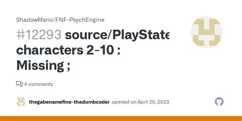 Sourceplaystatehx1641 Characters 2 10 Missing · Issue 12293