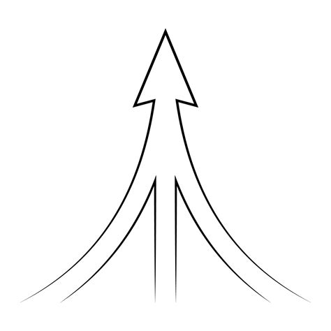 Path To The Goal Is An Arrow A Pointer With Three Roads 20717983 Vector