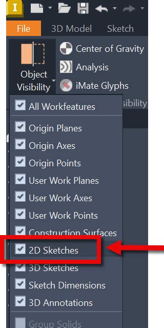 solved sketch visibility part environment autodesk community